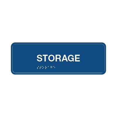 Storage - ADA Braille Tactile Signs|Seton Canada | Seton.ca