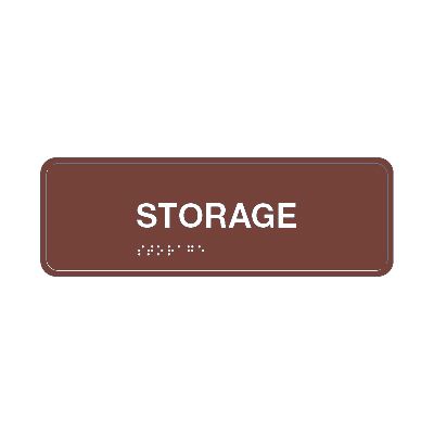 Storage - ADA Braille Tactile Signs|Seton Canada | Seton.ca