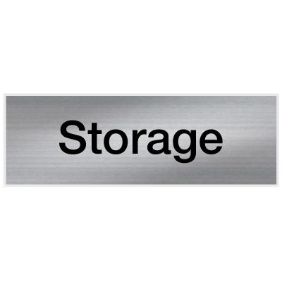 Storage - Engraved Standard Worded Signs | Seton
