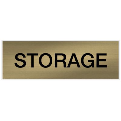 Storage - Engraved Standard Worded Signs | Emedco