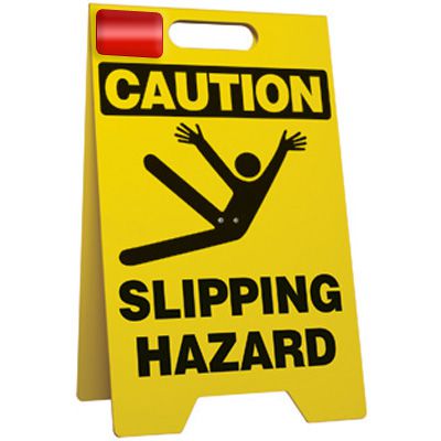 Caution Slipping Hazard Floor Stand | Emedco