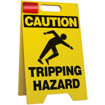 Caution Tripping Hazard - Floor Stand | Seton