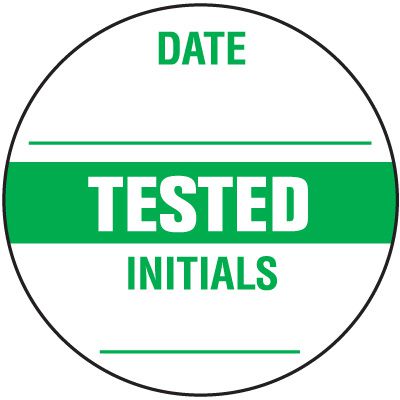 Write-On Tested Label | Emedco