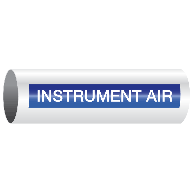 Self-Adhesive Pipe Markers - Instrument Air | Seton