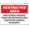 Security Signs | Seton