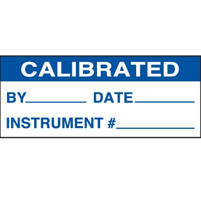 Calibrated Status Label - Blue | Seton | Seton