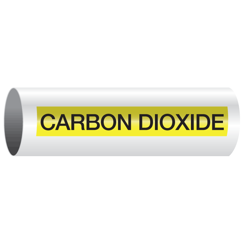 Self-Adhesive Pipe Markers - Carbon Dioxide | Seton Canada | Seton.ca