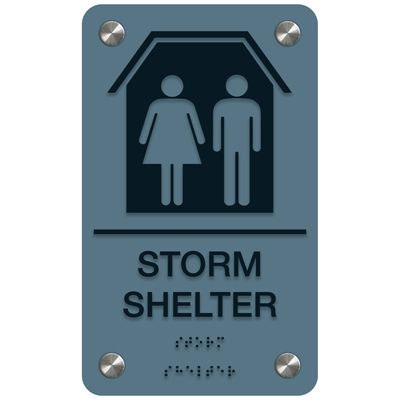 Storm Shelter Signs, Facility Signs, ADA Signs | Seton | Seton