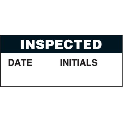 Inspected Status Label | Vinyl Labels | Seton.com | Seton