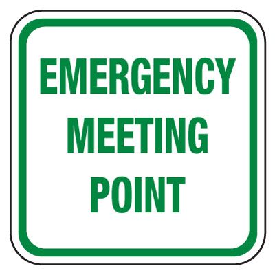 Muster Point & Assembly Area Signs | Emergency Evacuation | Emedco
