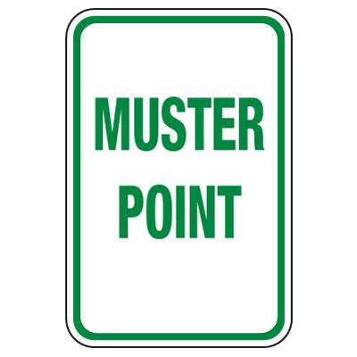 Muster Point Signs: Emergency Assembly Point Signage | Seton