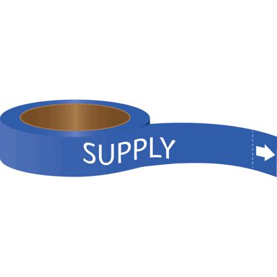Supply - Roll Form Adhesive Pipe Markers | Emedco