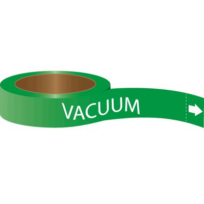 Roll Form Adhesive Pipe Markers - Vacuum | Seton