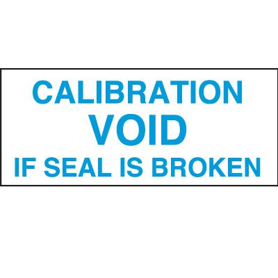 Calibration Stickers & Labels | Seton