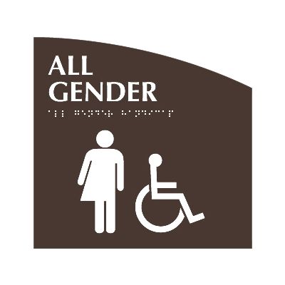 All Gender (Accessibility) - Evolution Restroom Signs | Seton