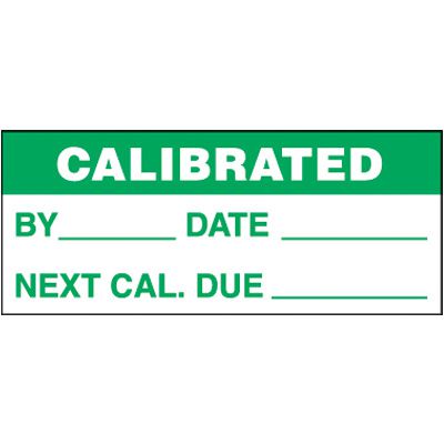 Calibrated Self-Laminating Status Labels - Green | Emedco