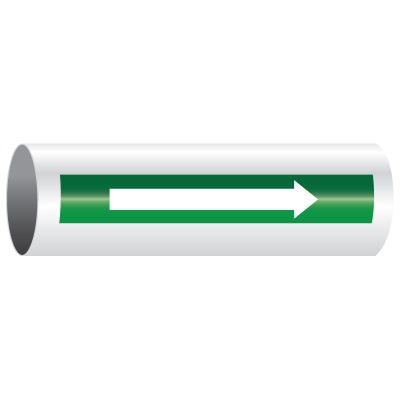 Roll Form Self-Adhesive Directional Arrow Pipe Markers | Seton