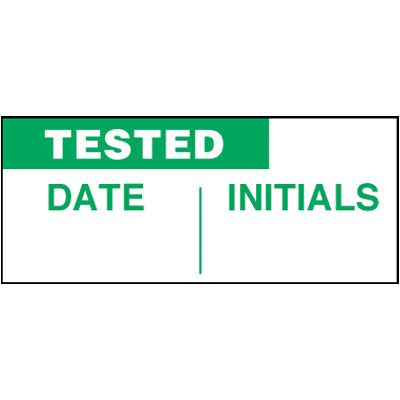 Maintenance & Service Labels | Equipment Inspection Stickers | Seton