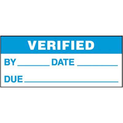 Verified Self-Laminating Status Labels | Seton | Seton