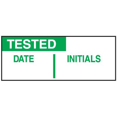 Maintenance & Service Labels | Equipment Inspection Stickers | Seton