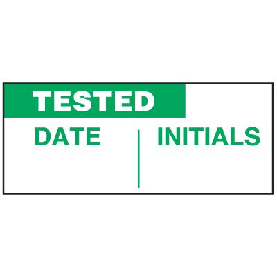 Tested Write-On Equipment Status Labels | Emedco