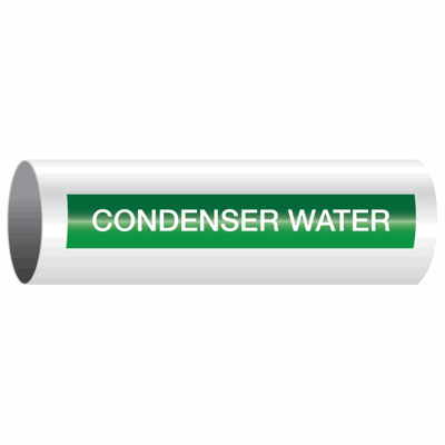 Self-Adhesive Pipe Markers - Condenser Water | Seton