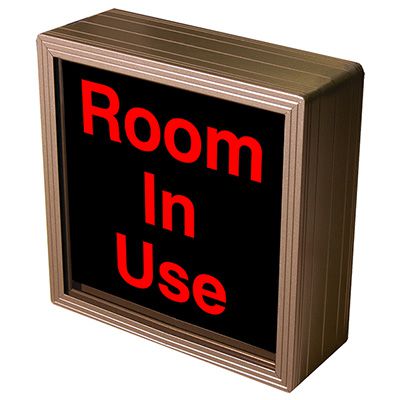 Room In Use Backlit LED Sign | Seton
