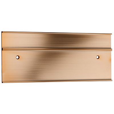 Double Slot Sign Holder | Aluminum Nameplates | Seton