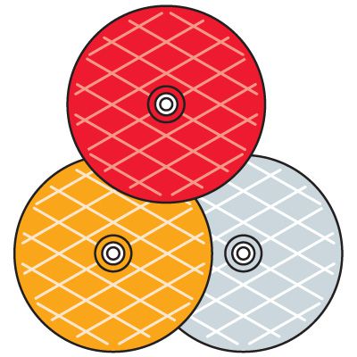 Round Acrylic Reflectors | Seton