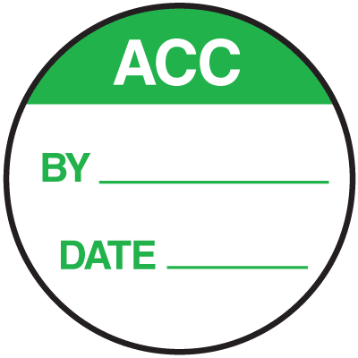 ACC Round Labels On A Roll | Seton