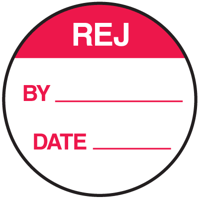 REJ By Date Round Labels On A Roll | Seton