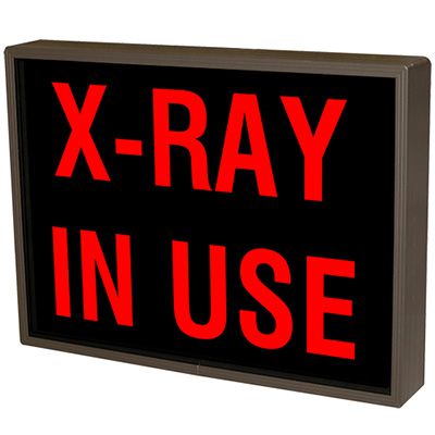 X-Ray In Use Backlit LED Sign | Seton