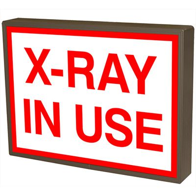 X-Ray In Use Backlit LED Sign|Seton Canada | Seton.ca
