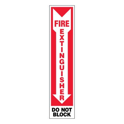 Fire Extinguisher Signs | Clearly Mark Safety Equipment | Emedco