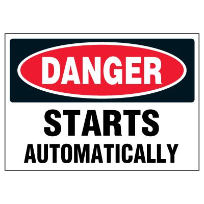 Automatic Equipment Warning Markers | Emedco