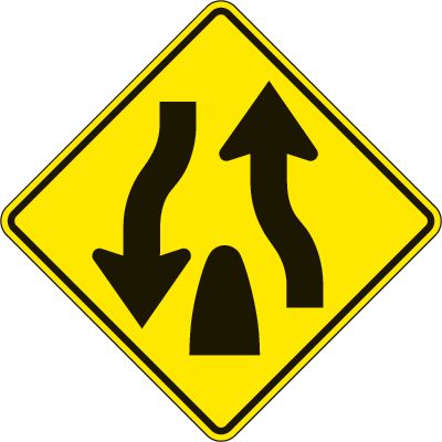 Divided Highway Sign (Symbol) | Seton