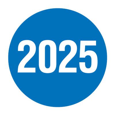 Year 2025 Stickers, Inventory Labels | Seton