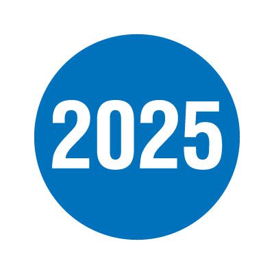 Year 2025 Stickers, Inventory Labels | Seton