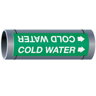 Snap-Around High Performance Pipe Markers - Cold Water | Seton.ca