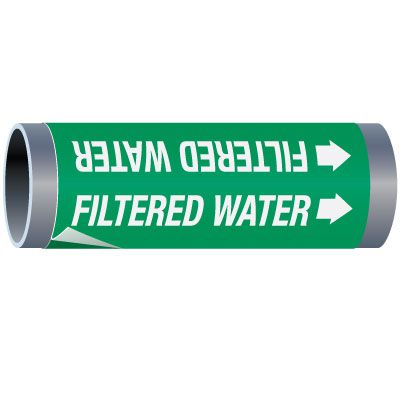 Filtered Water - Ultra-Mark High Performance Pipe Markers | Emedco