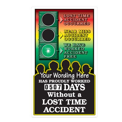 Custom Safety Scoreboards | Workplace Safety Tracking | Emedco