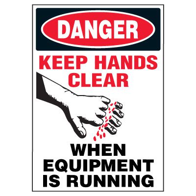 Machine, Equipment & Hot Surface Safety Labels | Emedco