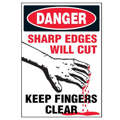 Keep Fingers Clear Warning Markers | Emedco