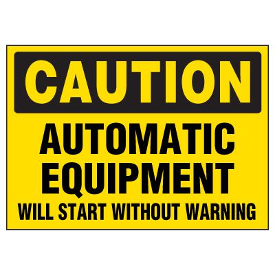 OSHA Caution Labels: Hot Surface & Machine Safety Decals | Emedco