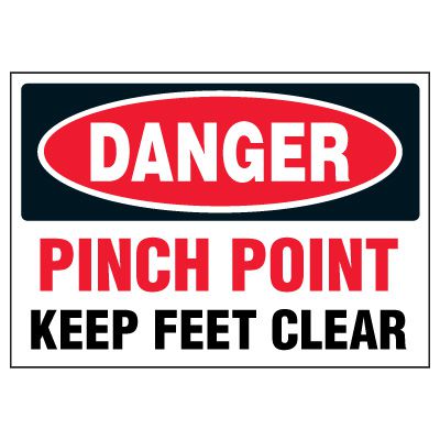 Keep Feet Clear Warning Markers | Emedco
