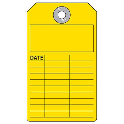 Blank Inspection Tags - White | Seton