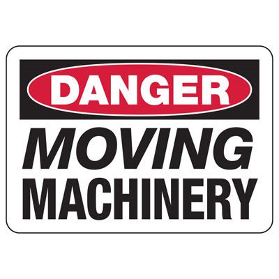 Machine Warning Signs | Safety Decals & Labels | Emedco