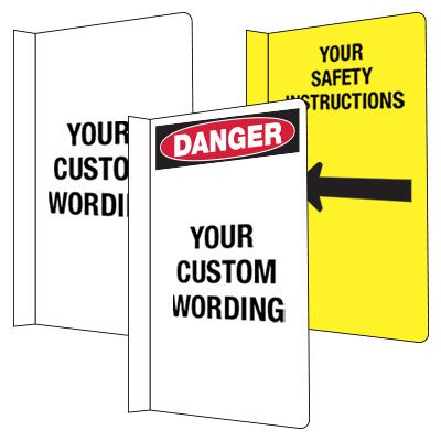 Custom Projecting Double Sided Safety Signs | Seton