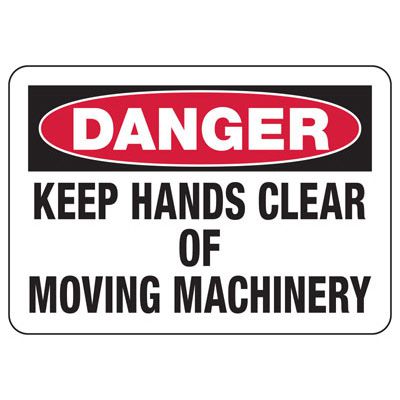 Machine Warning Signs | Safety Decals & Labels | Emedco