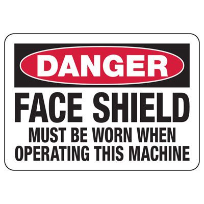 Machine and Equipment Safety Signs | Emedco